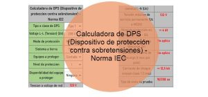 Calculadora de DPS (Sobretensiones) - Norma IEC ¡¡¡PREMIUM!!!!